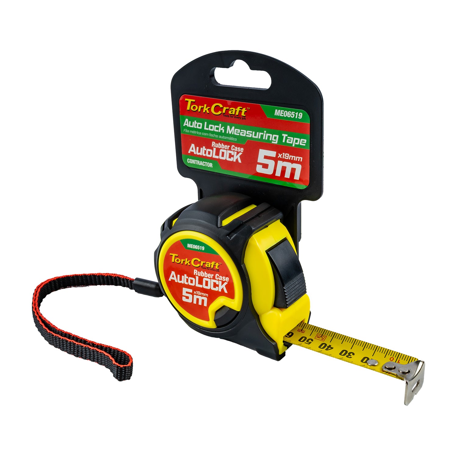 MEASURING TAPE MULTI LOCK 5M X 19MM RUBBER CASING MATT FINISH – CBS ...