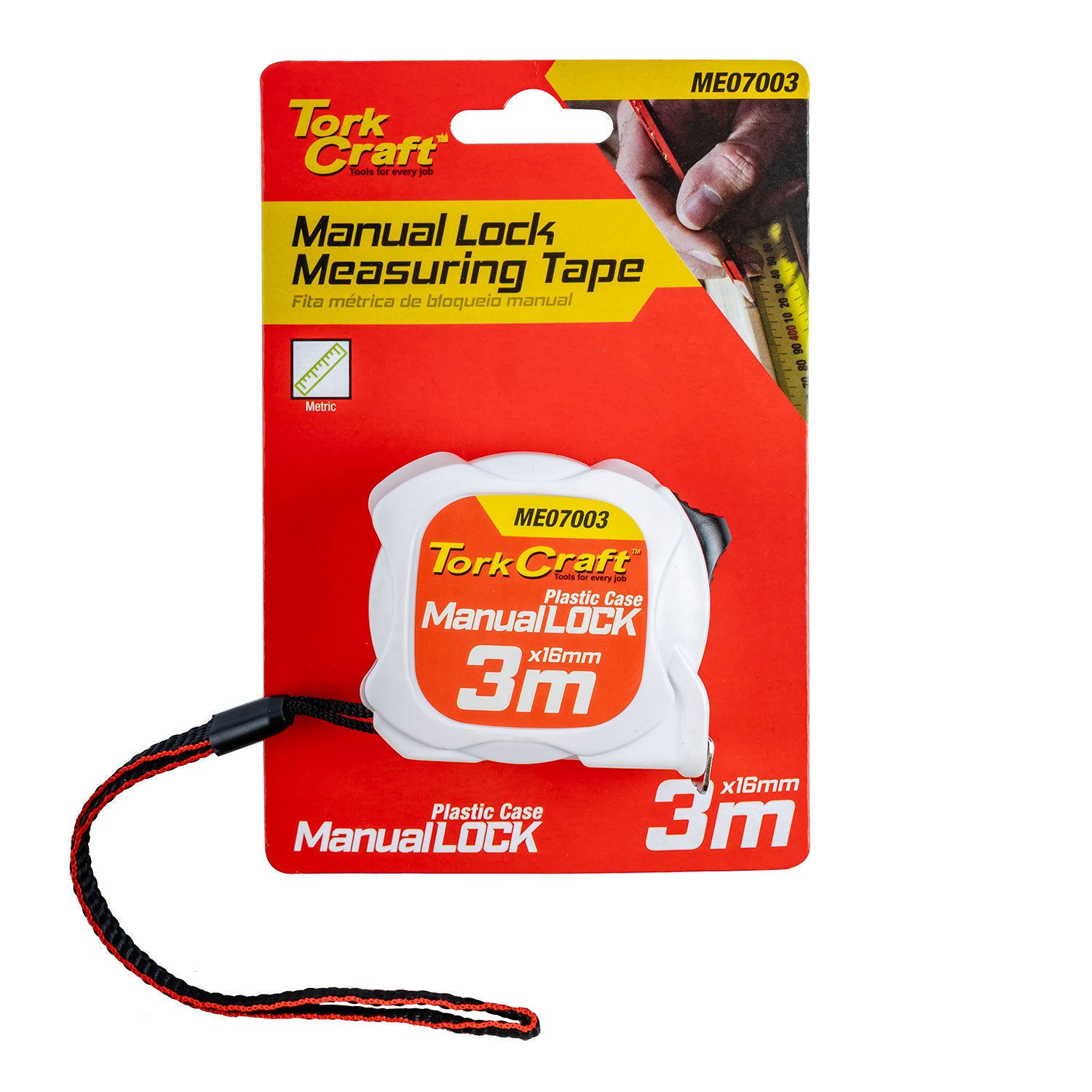 MEASURING TAPE M/LOCK 3M X 16MM PLASTIC CASING – CBS Paint & Panel