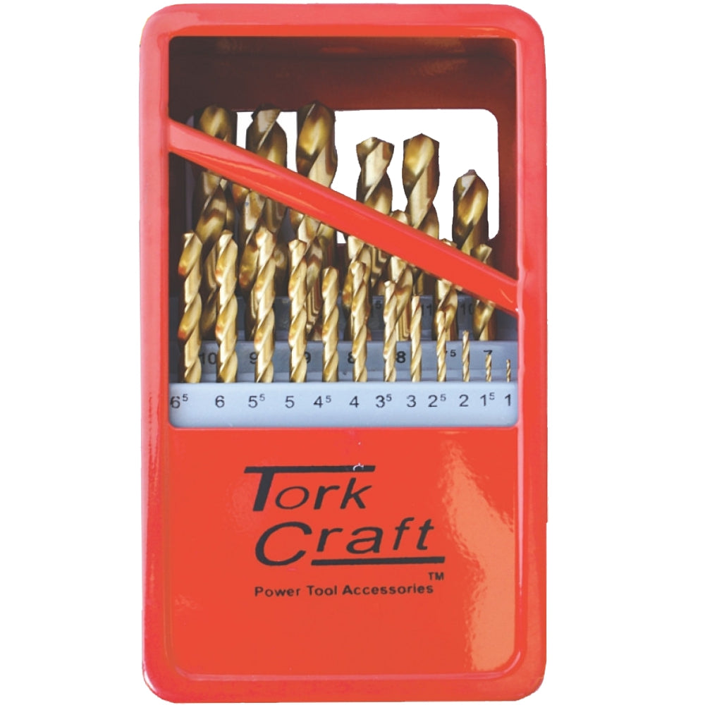 DRILL BIT SET 25PCE TIN. COATED METAL CASE – CBS Paint & Panel