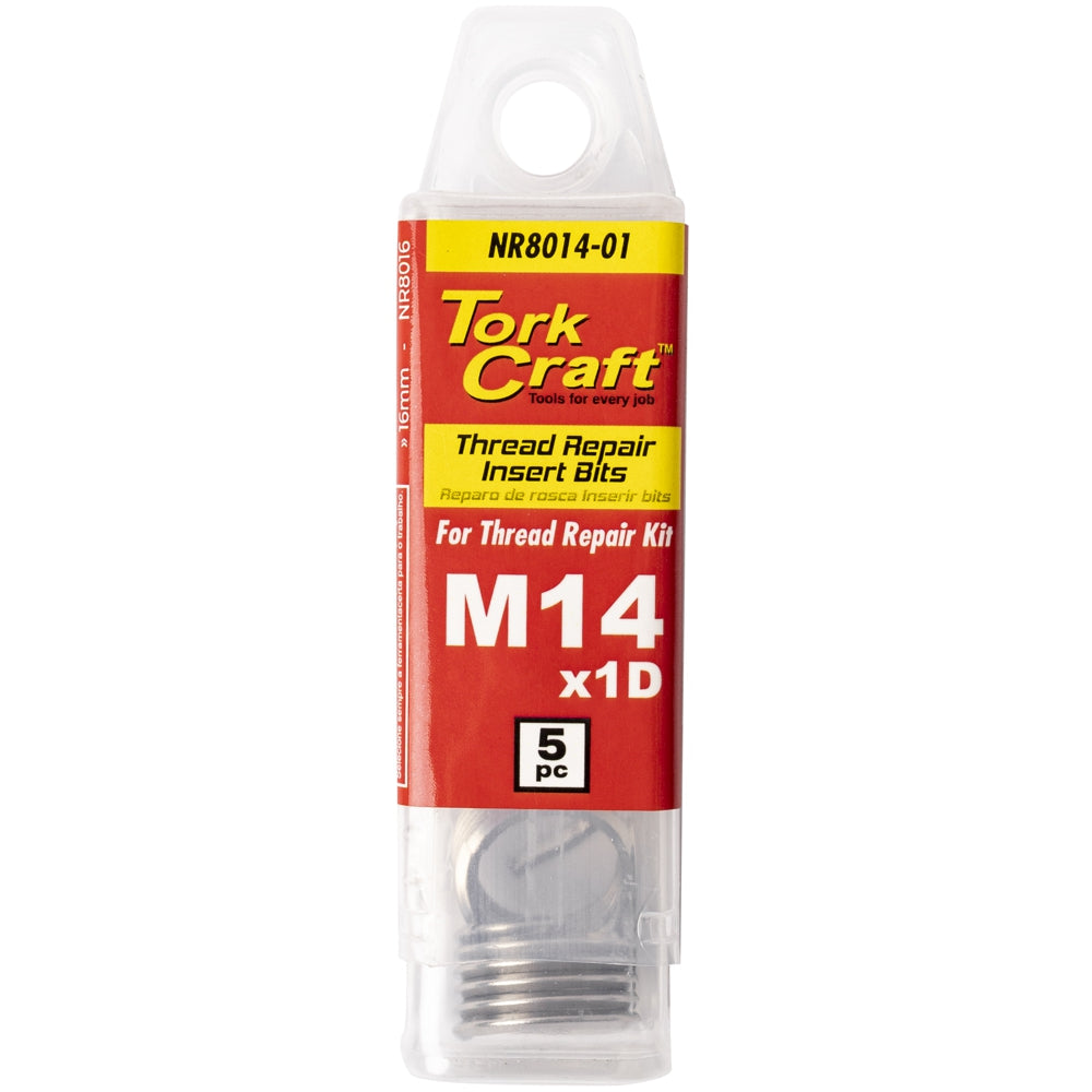THREAD REPAIR KIT M14 X 1D REPLACEMENT INSERTS 5PCE – CBS Paint & Panel