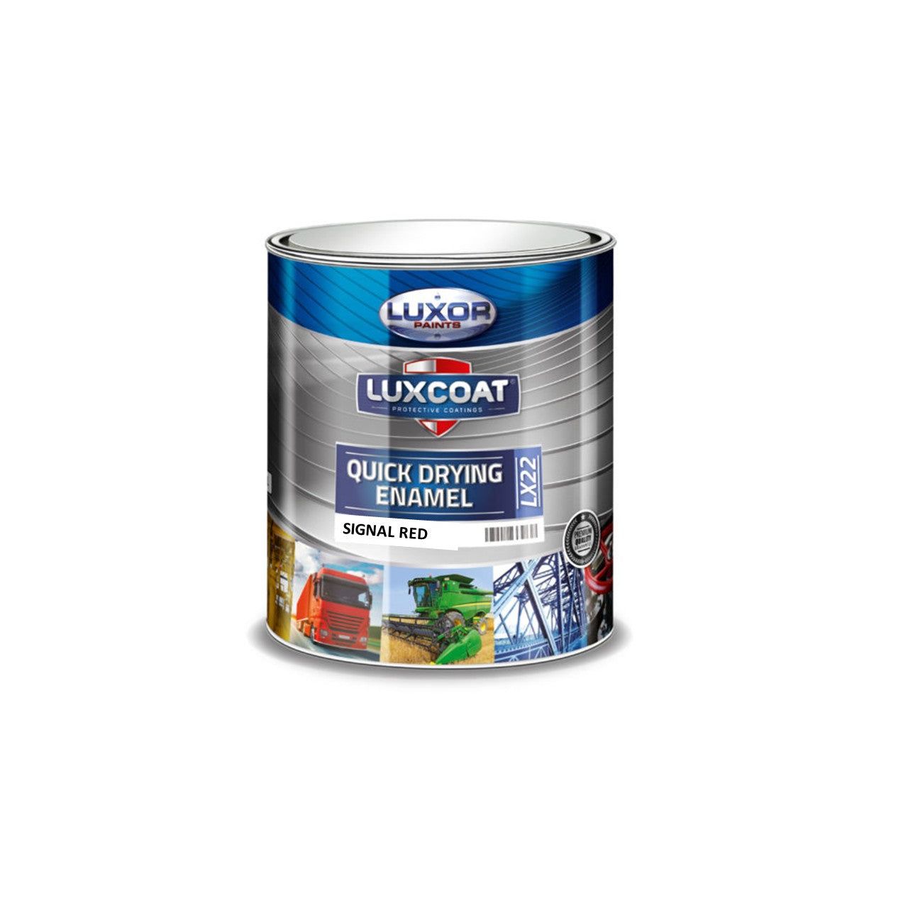 LUXOR QUICK DRYING ENAMEL SIGNAL RED 1L / 5L – CBS Paint & Panel