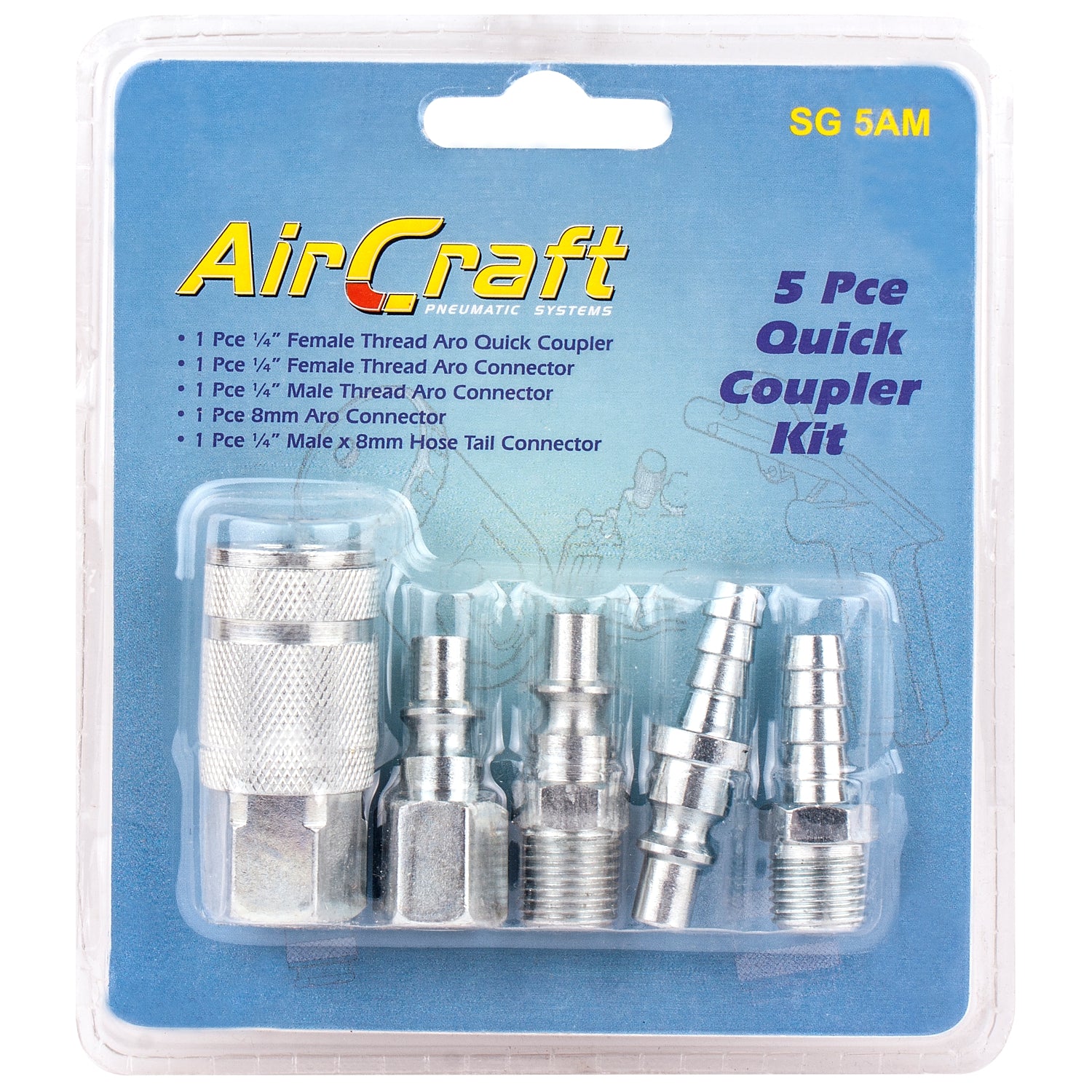QUICK COUPLER 5 PIECE SET (ARO QUICK COUPLER) – CBS Paint & Panel