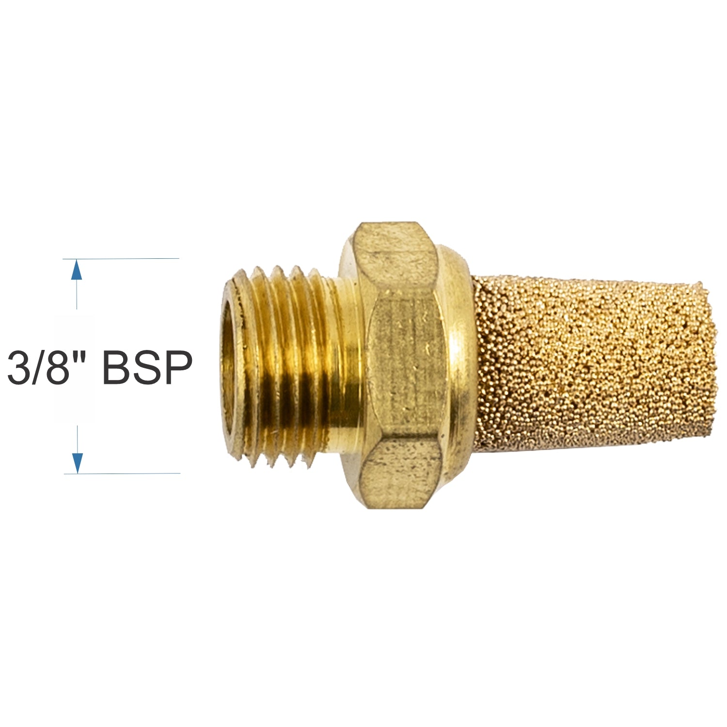 MUFFLER METAL CONICAL 3/8' MALE – CBS Paint & Panel