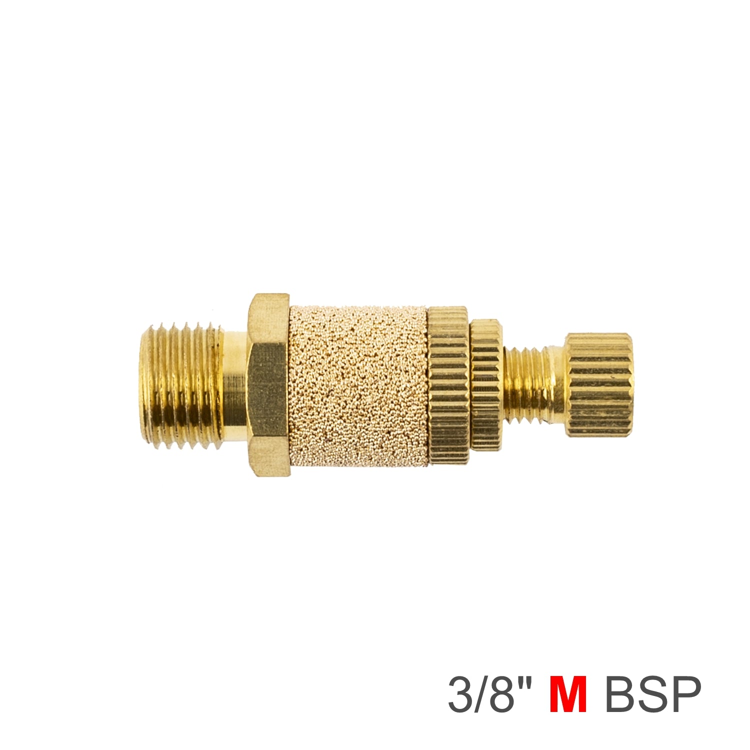 FLOW CONTROL SILENCER BRASS 3/8' M – CBS Paint & Panel