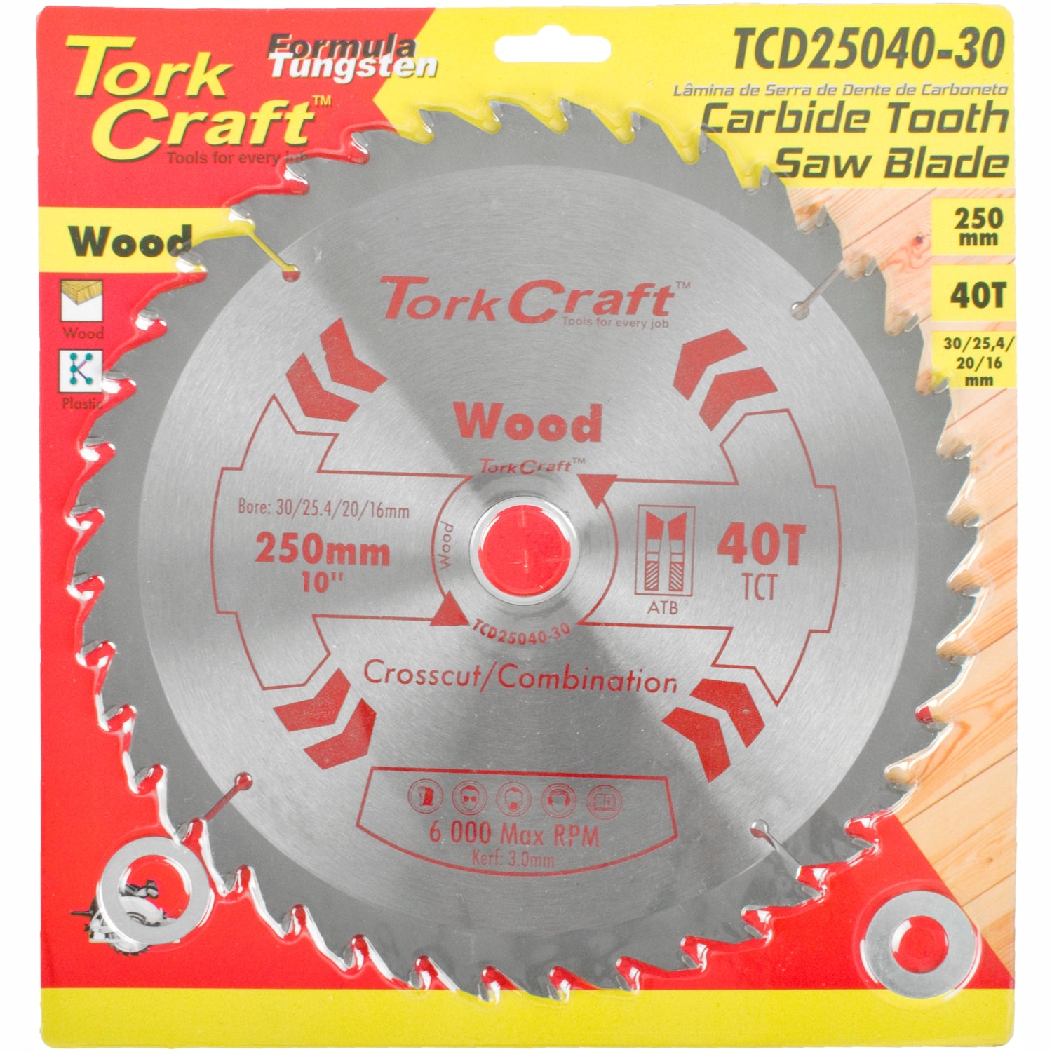 BLADE TCT 250 X 40T30/1/20/16 GENERAL PURPOSE COMBINATION – CBS Paint ...