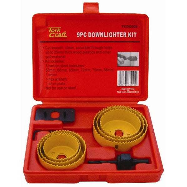 DOWNLIGHTER INSTALLERS KIT 9PCE IN CASE – CBS Paint & Panel