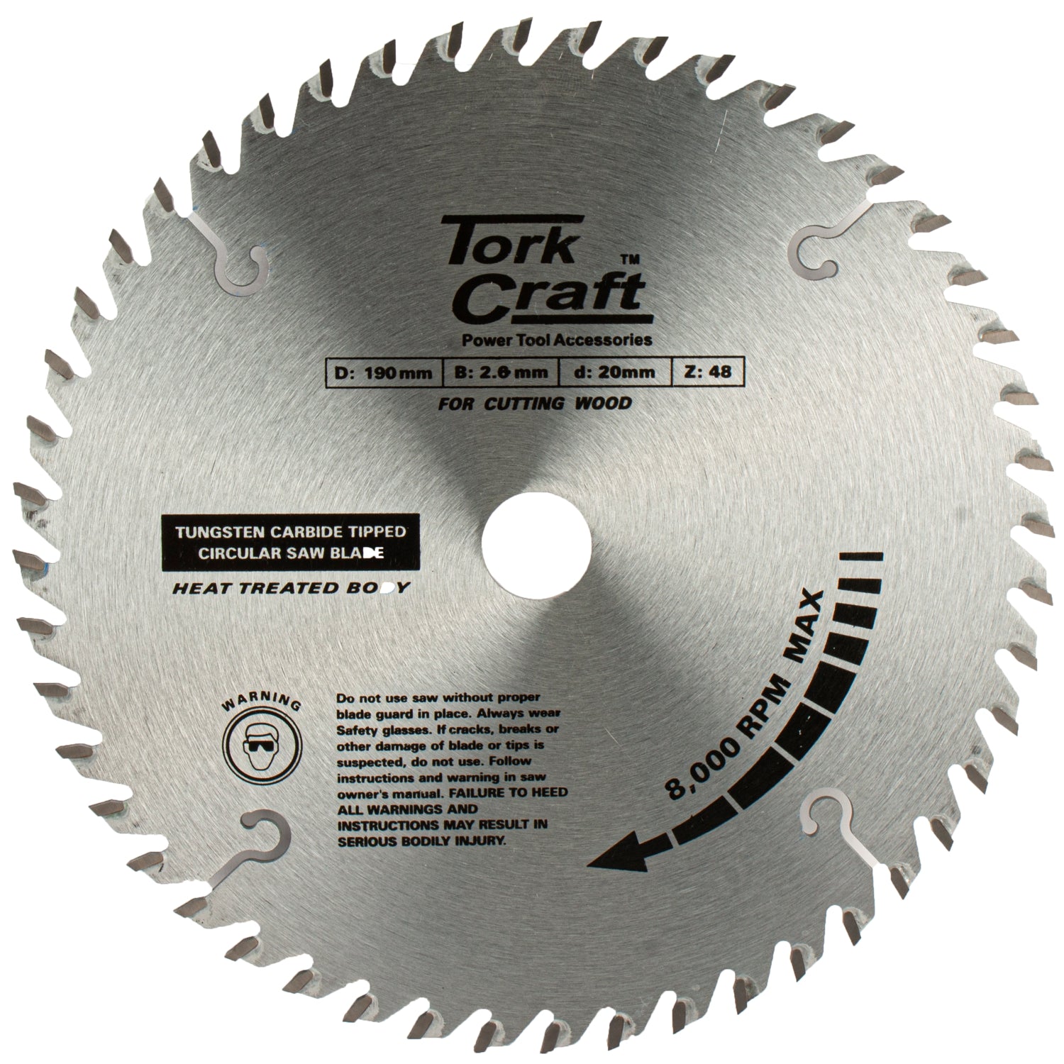 BLADE TCT 190 X 48T 30/20/16 TCG POSITIVE PROFESIONAL INDUSTRIAL – CBS ...