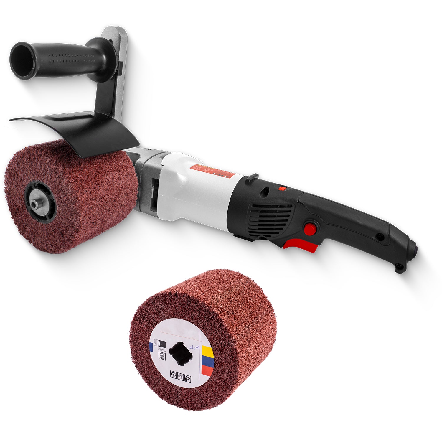 STAINLESS BURNISHING MACHINE 800W C/W EXTRA 120GRIT NYLON WHEEL – CBS ...
