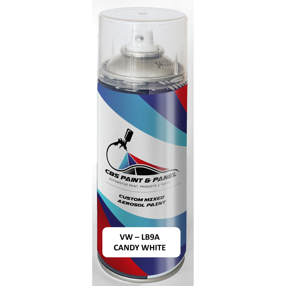 Aerosol VW Candy White - LB9A - Basecoat or 2K – CBS Paint & Panel